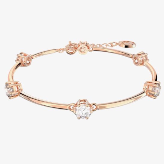 Swarovski Constella Rose Gold Plated Bangle 5654495 (M)
