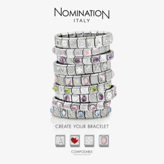 are nomination bracelets silver
