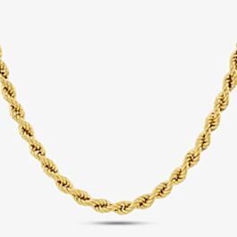 9ct Yellow Gold 20 Inch Rope