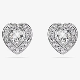 Swarovski 5720859 Capsule White Crystal Heart Stud