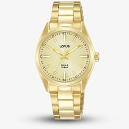 Lorus RY508AX9 Ladies Gold Solar Powered Watch