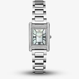 Emporio Armani AR11625 Ladies Genni Rectangle Crystal Watch